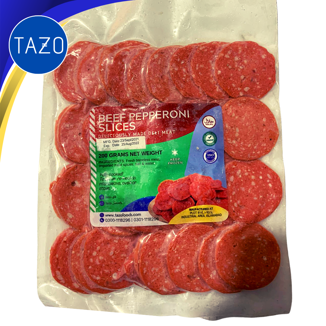 Beef Pepperoni 200g – TAZO Foods Pk
