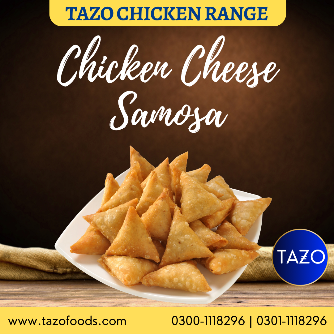 Chicken Cheese Samosa 12 pcs – TAZO Foods Pk