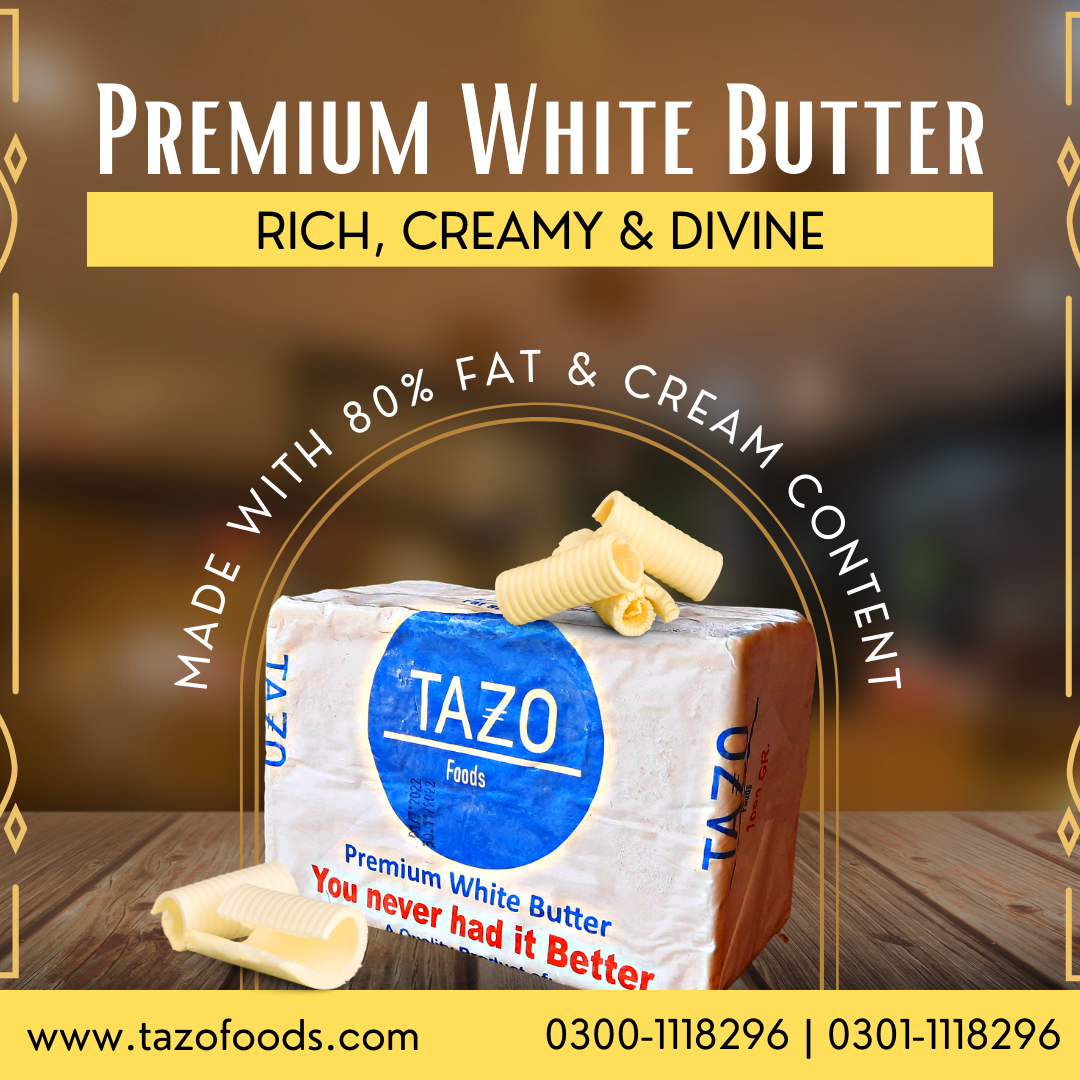 Premium White Butter 1/2kg / 1kg – TAZO Foods Pk